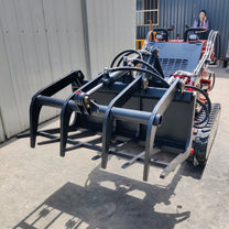 Skid Steer Loader Grappler Grapple Grabber Attachment – New Excavator ...