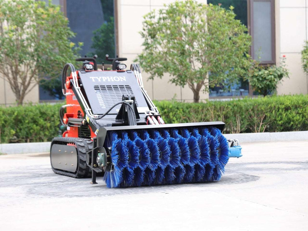 Skid Steer Loader Sweeper Attachment – New Excavator For Sale
